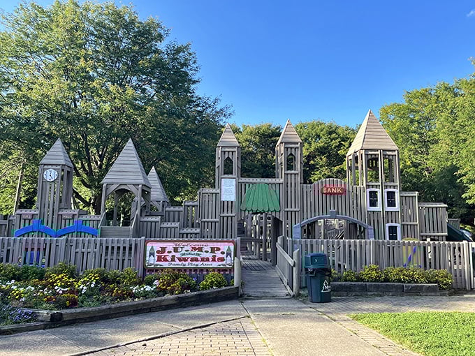 The Memorial Park playground castle would make any medieval monarch jealous. Kids rule this kingdom of imagination while parents enjoy a moment's peace.