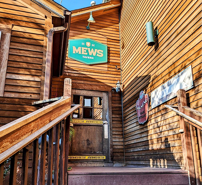 The wooden exterior and welcoming entrance promise exactly what you want: honest food and zero pretension. 