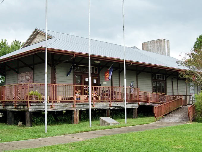 The Midland Branch Railroad Depot now serves as a cultural waystation, connecting visitors to Eunice's rich past.