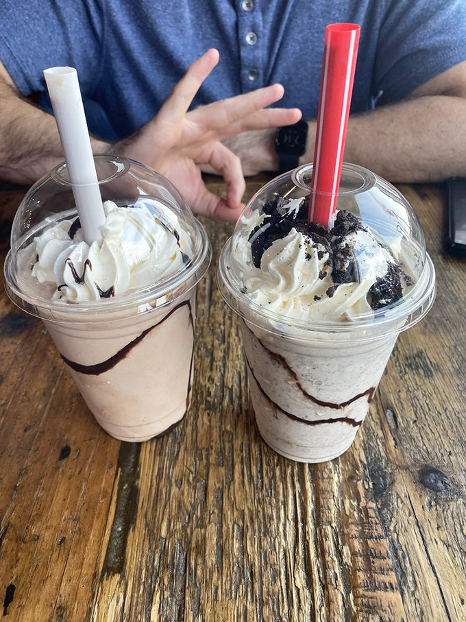 These milkshakes might bring all the folks to the yard! Thick, creamy concoctions that require serious straw strength and zero diet considerations.