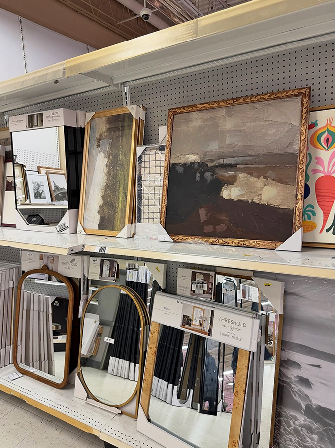 From vintage landscapes to modern mirrors, the home d&eacute;cor section is where interior designers on a budget have their eureka moments.