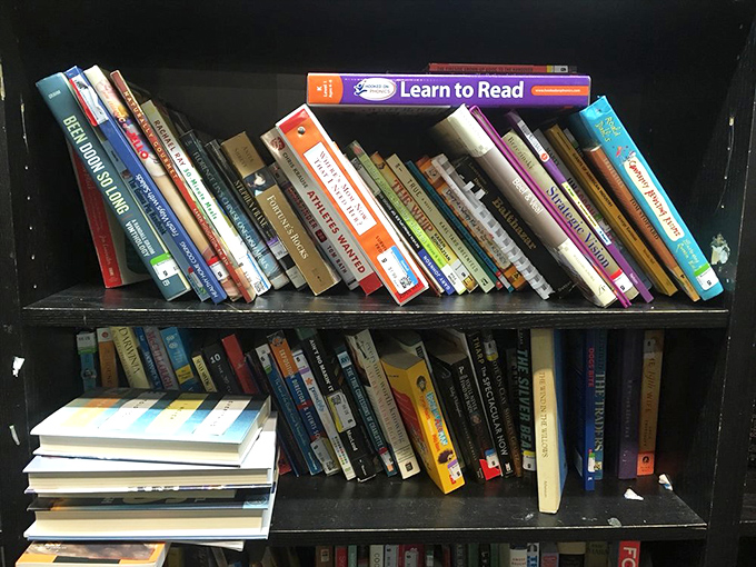 Literary treasures stacked with possibility. From "Learn to Read" to "read to escape" &ndash; all for less than the price of a new paperback.