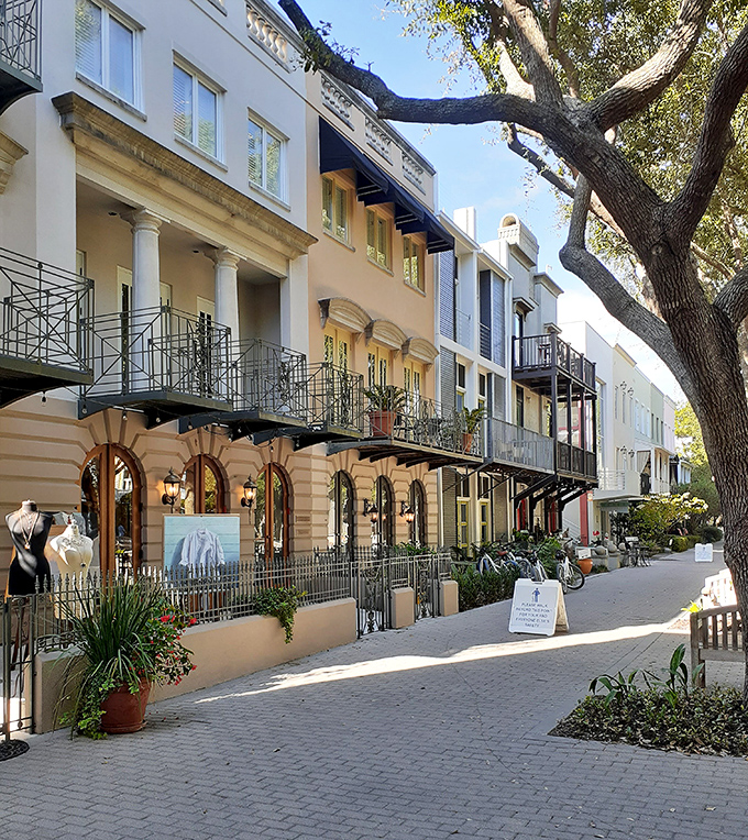 Ruskin Place's boutiques offer retail therapy without the mall madness. These pastel storefronts with wrought-iron balconies make shopping feel like a European adventure.
