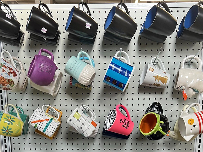 Mug heaven! Where your morning coffee vessel can express your personality for less than the price of a fancy latte.