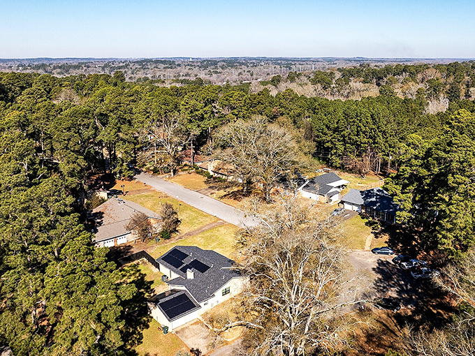 Suburban serenity among the pines&mdash;Nacogdoches neighborhoods offer peaceful living with generous yards and affordable housing for fixed incomes.