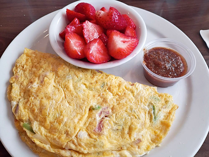 Fluffy doesn't begin to describe this omelet&mdash;it's a cloud-like creation that somehow manages to be both substantial and delicate, with fresh berries adding the perfect counterpoint.