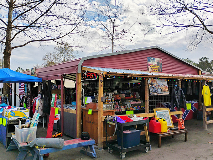 Florida's version of retail therapy happens outdoors, where colorful merchandise spills from stalls like a garage sale that earned its master's degree.
