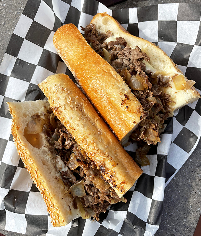 Behold the holy grail of Philadelphia cuisine &ndash; thinly sliced beef and caramelized onions embraced by a perfectly crusty roll that somehow remains pillowy inside.