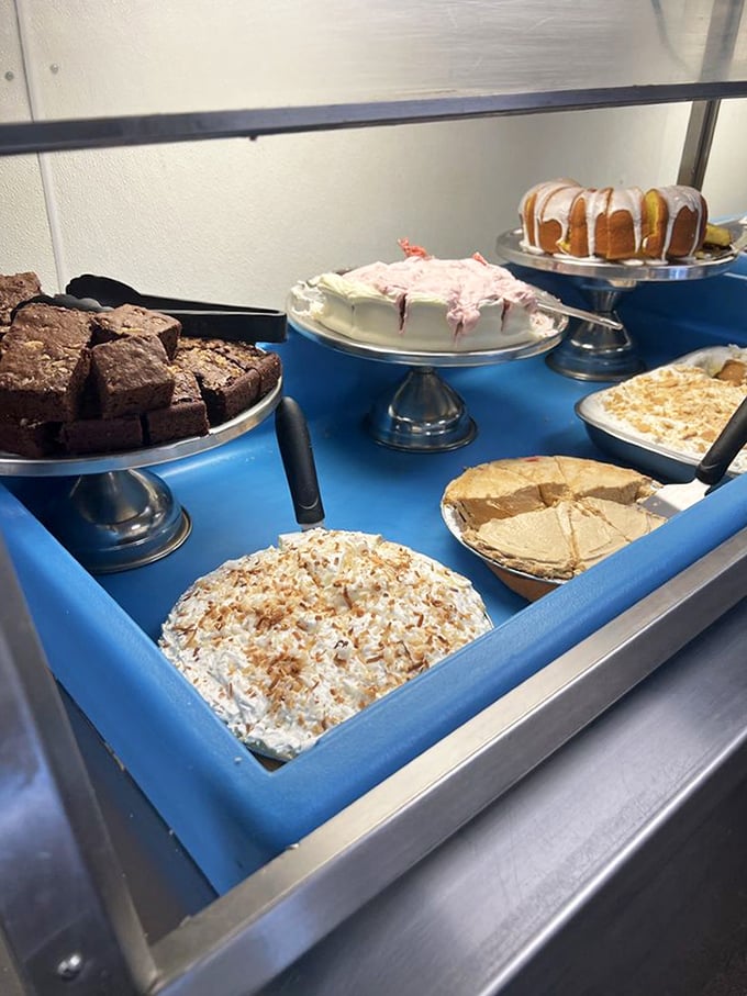 Dessert paradise doesn't need fancy frills&mdash;just perfectly executed classics. That bundt cake's glaze is practically winking at you.