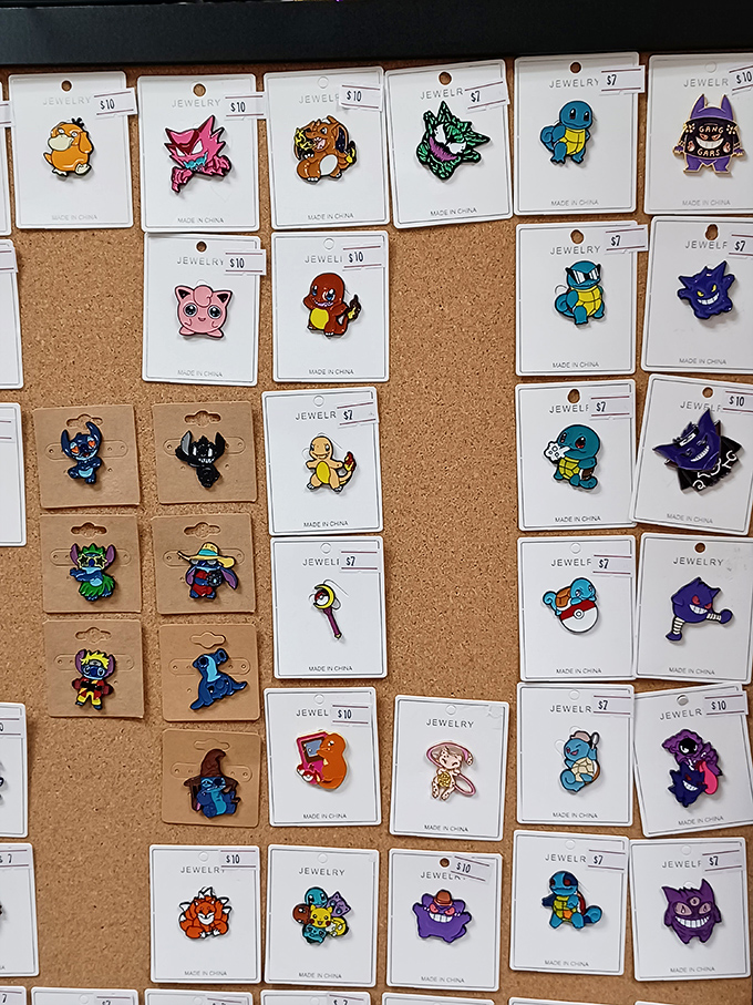 Pok&eacute;mon meets pop culture in pin form. For when you need your jacket to silently announce your excellent taste in nostalgic characters.