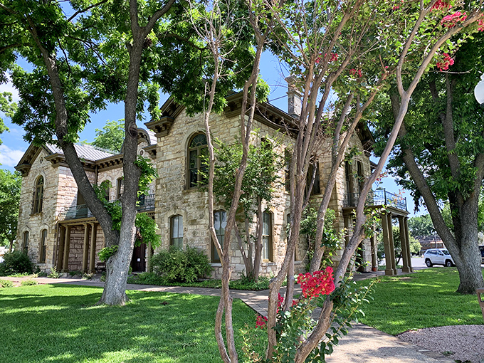 Even the library here looks like it could house fairy tales alongside bestsellers.
