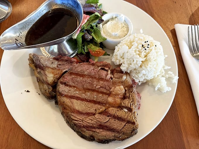 Not all heroes wear capes&mdash;some come with au jus and a side of rice. This prime rib doesn't just melt in your mouth; it changes your standards forever.