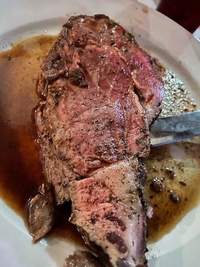 Behold the prime rib in all its glory&mdash;a masterpiece of meat so tender it practically surrenders to your fork before you even touch it.