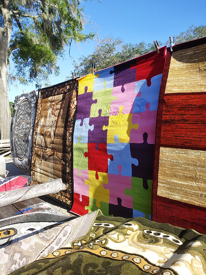 Textile heaven where your walls, floors, and possibly your fashion sense can be transformed in one colorful purchase.