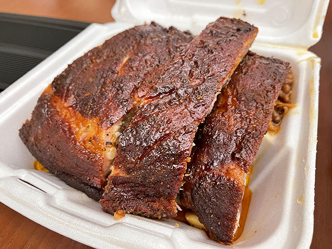 These ribs don't just fall off the bone &ndash; they practically leap into your mouth. The bark alone is worth the drive to Albany.