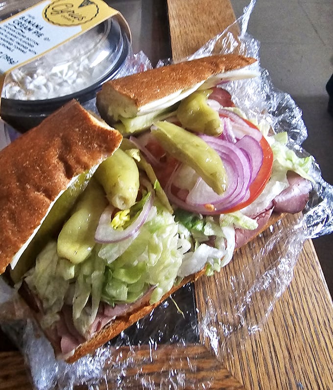 A sandwich so perfectly constructed it deserves its own architectural award. Those layers! That bread! The pickles standing at attention!