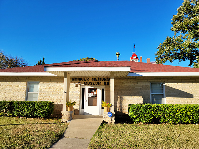 The Roniger Memorial Museum preserves local history in this unassuming limestone building that holds countless prairie stories.