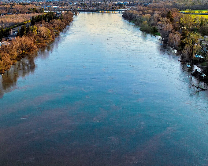 The mighty Sacramento River flows past Red Bluff like nature's main street, offering recreation, scenery, and a daily reminder of California's wild beauty.