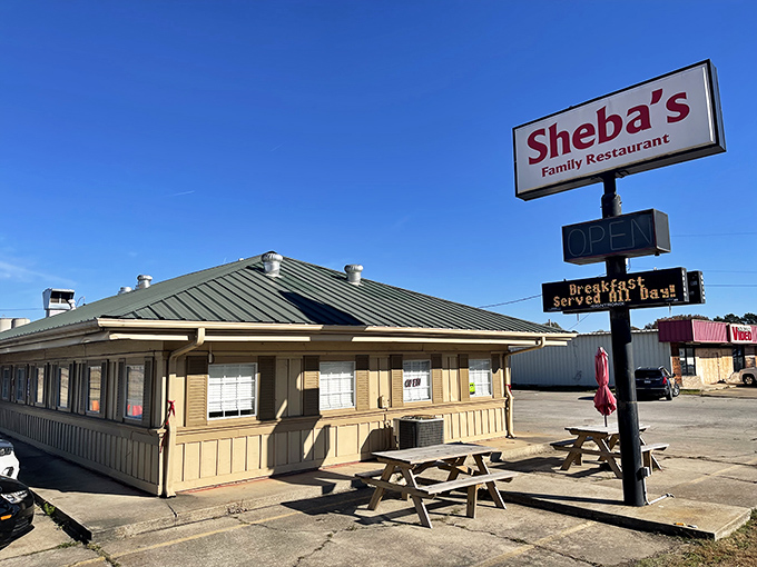 Sheba's Family Restaurant &ndash; where breakfast is served "all day," which in small-town parlance means "until we decide to close."