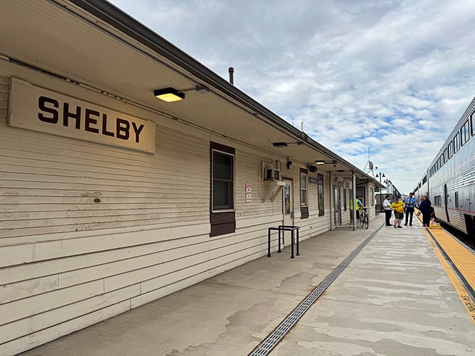 All aboard for simplicity! Shelby's Amtrak station isn't just a transportation hub; it's a portal connecting this quiet town to the wider world.