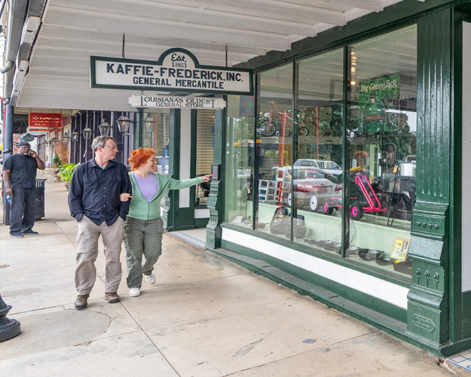 Kaffie-Frederick General Mercantile isn't just Louisiana's oldest general store—it's where modern shoppers discover what retail therapy meant before smartphones existed.