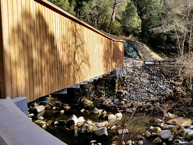 Looking through to the other side feels like peering into a different century altogether.