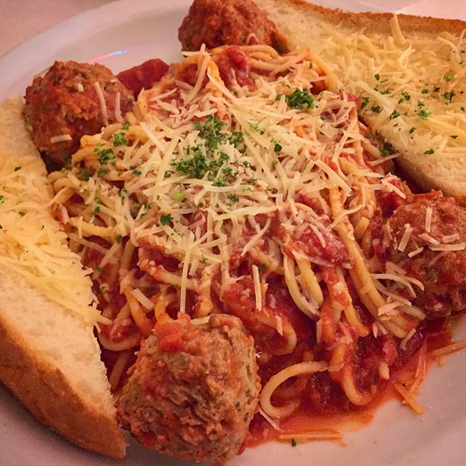 Spaghetti and meatballs that would make your Italian grandmother nod in approval&mdash;if not for the garlic bread that might outshine her own.