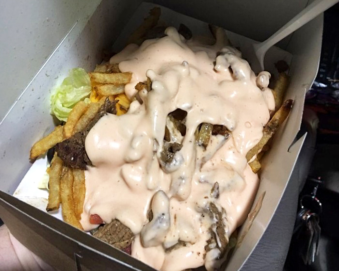 Behold the legendary steak salad&mdash;where French fries dare to mingle with lettuce and perfectly seasoned steak under a blanket of creamy dressing. Pennsylvania's culinary gift to the world.