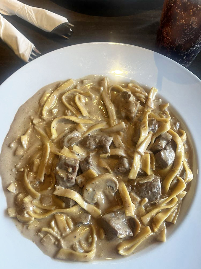 Stroganoff that would make a Russian grandmother weep with joy &ndash; creamy, hearty, and unapologetically comforting.