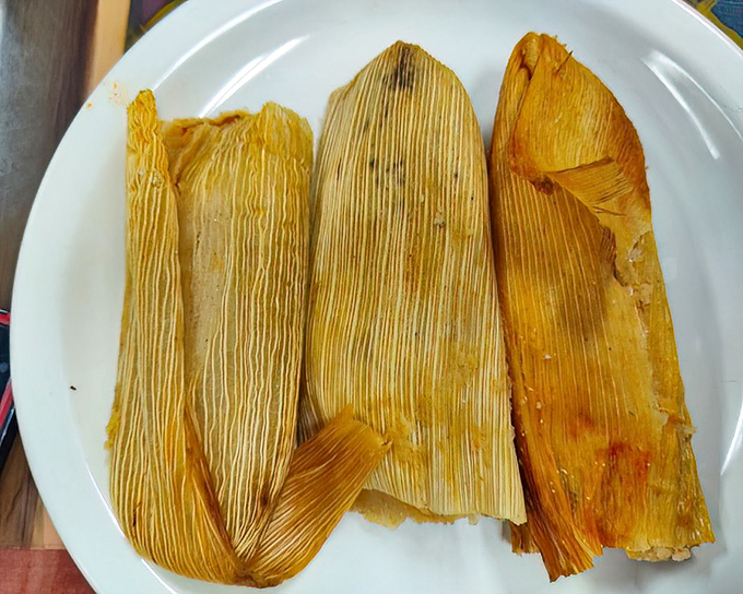 Behold the stars of the show&mdash;tamales that could make a grown adult weep with joy. These corn husk-wrapped treasures are what dreams are made of. 