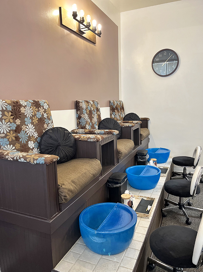 Relaxation stations await at this cozy day spa, where small-town pampering comes without big-city prices or attitude.