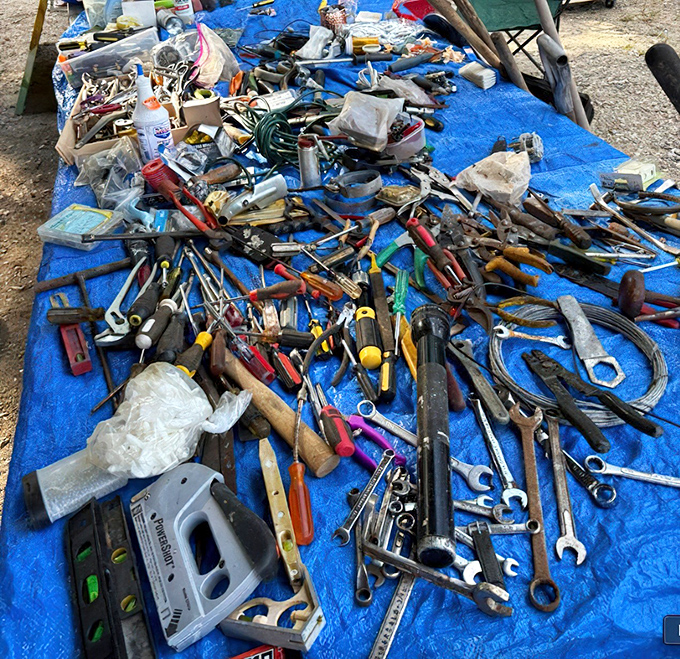 Tool paradise for the handy and hopeful alike. One person's "I don't need that" is another's "How did I live without this?"