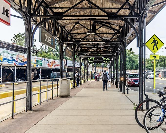 This covered walkway isn't just transit infrastructure &ndash; it's Chicopee's unofficial town hall where chance encounters turn into twenty-minute conversations about everything and nothing.