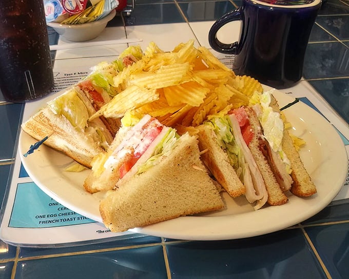 The legendary turkey club in all its triple-decker glory. Architecture meets artistry with layers of real turkey, crisp bacon, and fresh vegetables between perfectly toasted bread.