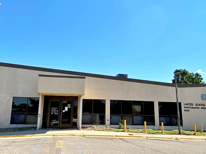 This unassuming post office might not win architectural awards, but it represents something priceless in retirement: services within easy reach.