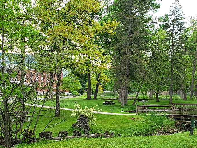 Parks with picnic tables and paths where you can bike without dodging electric scooters every three seconds. 