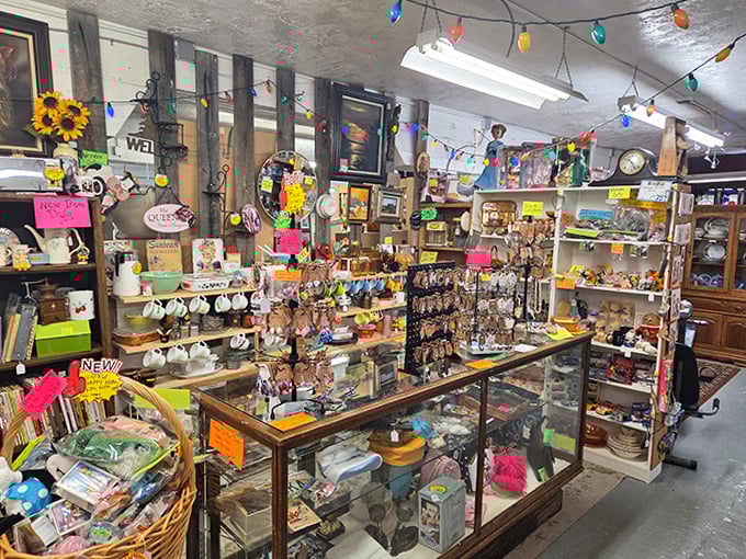 Grandma's china cabinet exploded into an entire room. Every shelf tells stories of Sunday dinners and special occasions spanning generations of Idaho families.