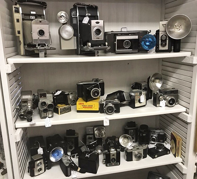 Mechanical eyes from another era. Before smartphones made everyone a photographer, these beauties required patience, skill, and a darkroom prayer.
