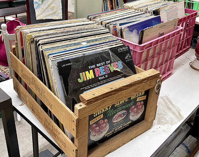 Vinyl heaven for music lovers! From Jim Reeves to forgotten gems, these crates hold the soundtrack to decades of American life.