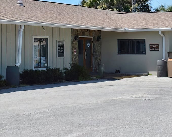 The visitor center&mdash;where air conditioning meets education. Your first stop before venturing into Florida's wild side.