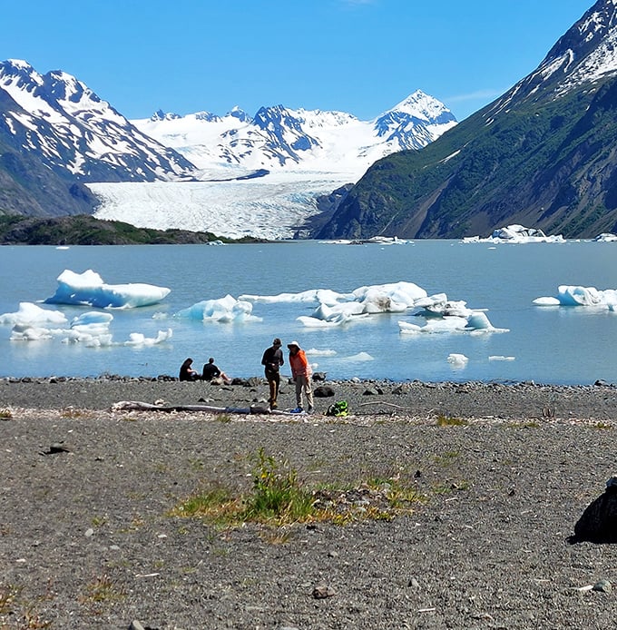 Glacier viewing: where "chilling out" takes on a whole new meaning and ice floating in water somehow becomes more fascinating than diamonds.