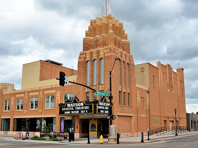 The majestic Stiefel Theatre stands as Salina's cultural crown jewel, bringing world-class entertainment to this heartland community since 1931.