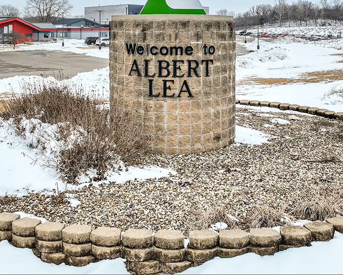The welcome sign says Albert Lea, but it might as well read "Affordable Paradise" for those seeking small-town charm with big-hearted appeal.
