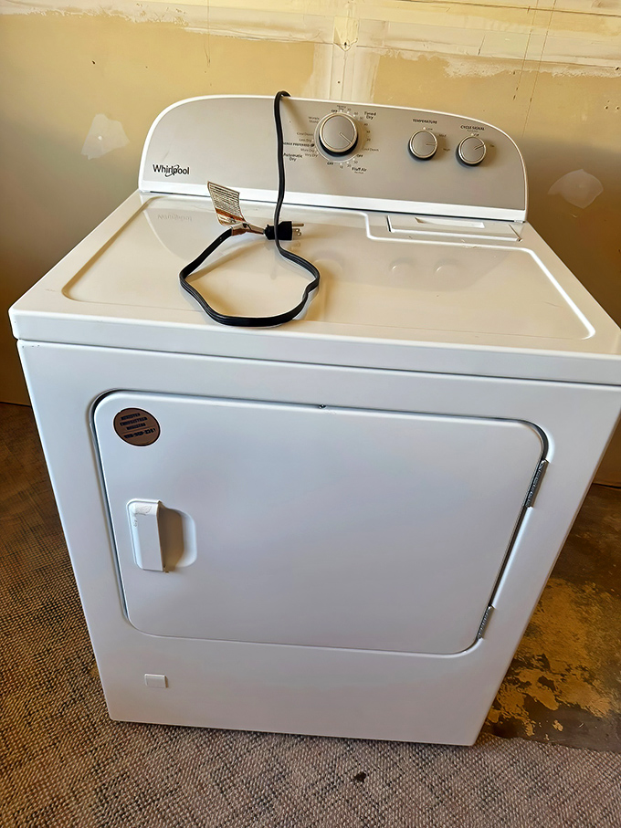 This pristine Whirlpool dryer isn't just an appliance&mdash;it's someone's ticket to laundry independence, priced at a fraction of retail.