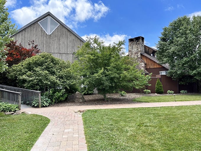 The weathered barn exterior hides a treasure trove of wine experiences inside&mdash;like finding a diamond in your grandmother's attic.