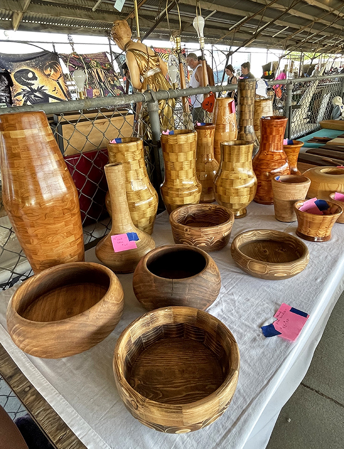 Handcrafted wooden vessels showcase the warm grain of nature, transformed by skilled hands into functional art for modern homes.