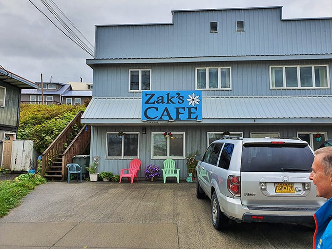 Zak's Caf&eacute; &ndash; where those colorful chairs outside aren't just furniture, they're an invitation. Come for the coffee, stay for the small-town gossip.