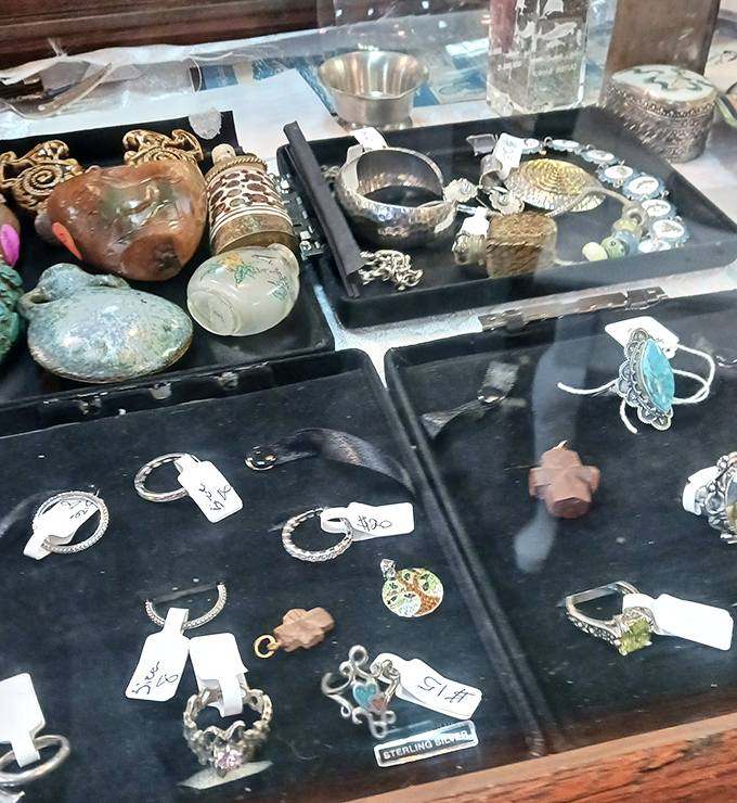 Jewelry cases showcase delicate craftsmanship from bygone eras&mdash;tiny time capsules you can actually wear home.