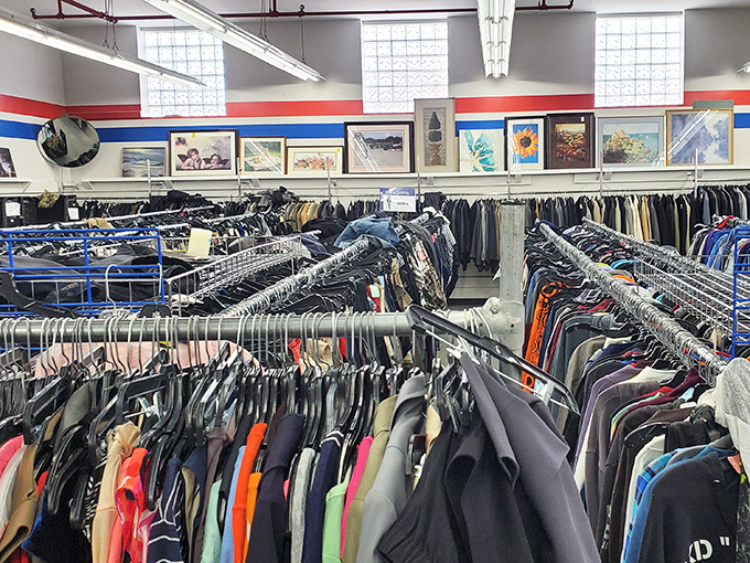 Fashion history on hangers. From yesterday's trends to tomorrow's vintage finds, each rack tells a different style story.