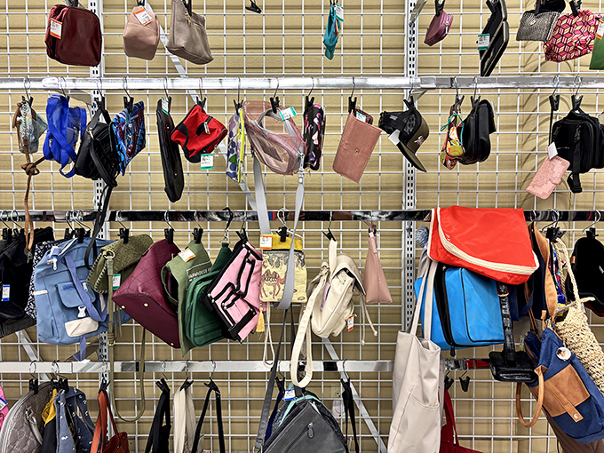 Handbag heaven! More purse options than a celebrity's closet, proving you don't need a red carpet budget for red carpet style.